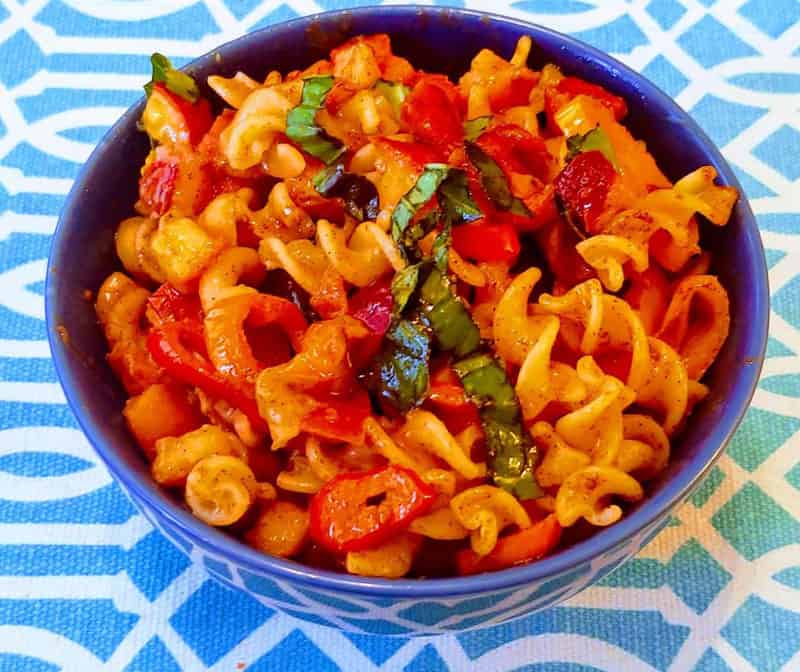 Summer Peach Pasta Recipe - Nutricia Metabolics
